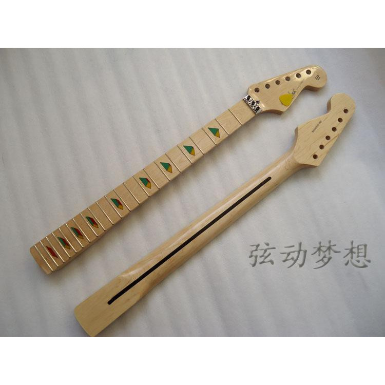 Fender Stratocaster Electric Guitar Neck, Double Shake Handle, Pyramid ...