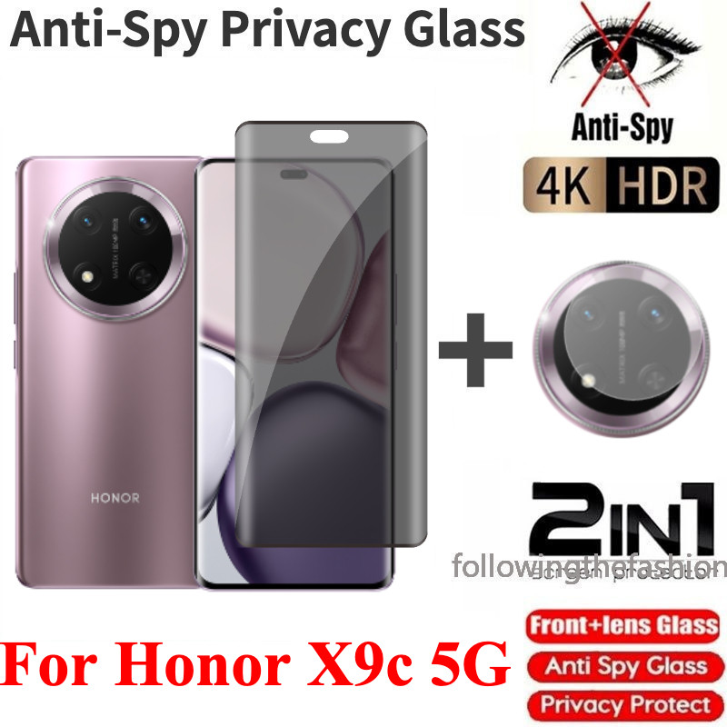 2 in 1 Privacy Screen Protector For Honor X9c 5G Honorx9 c X9 c 2024 ...