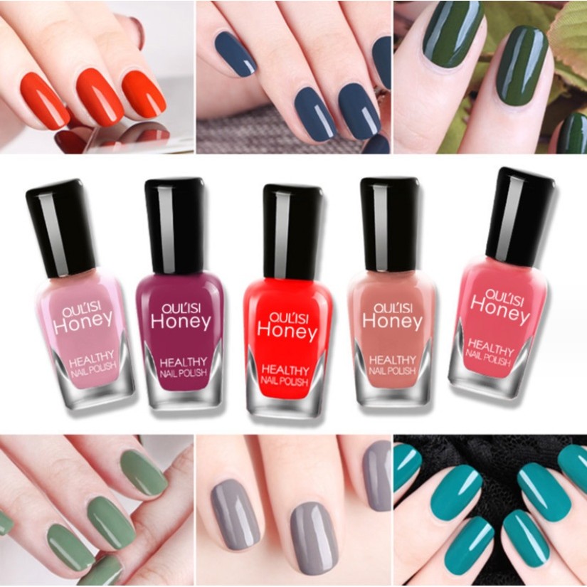 NAIL POLISH PEEL OFF OULISI 5ml 1 - 40 Nail Color - Halal Nail POLISH ...
