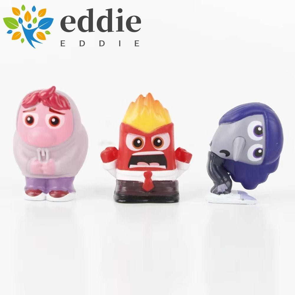 EDIEJ 9pcs/set Inside Out 2 Action Figure, Cartoon PVC Inside Out 2 ...