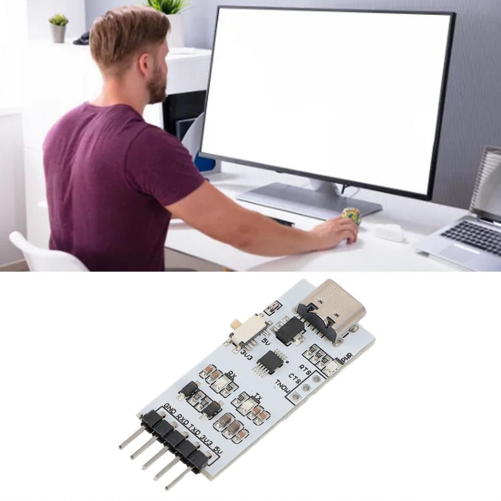 Sweetfree USB To TTL Converter Module Serial Port 50bps-2Mbps 3.3V 5V ...