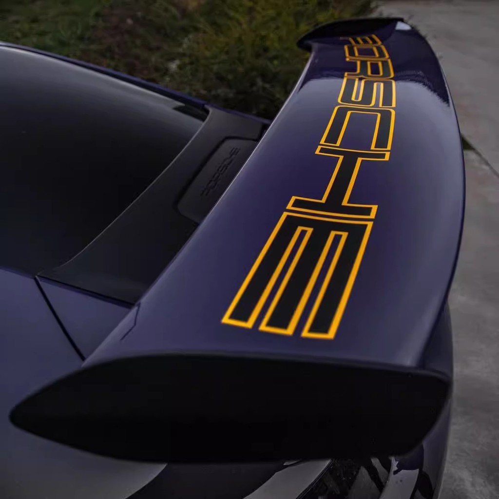 Porsche 911 718 GT2 GT3RS GT4PORSCHE Modified English Garland Tail Car ...