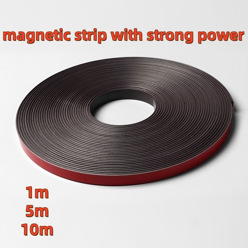 Magnetic Stripe Sticker Double-sided Adhesive Soft Glue Strip Stickers ...