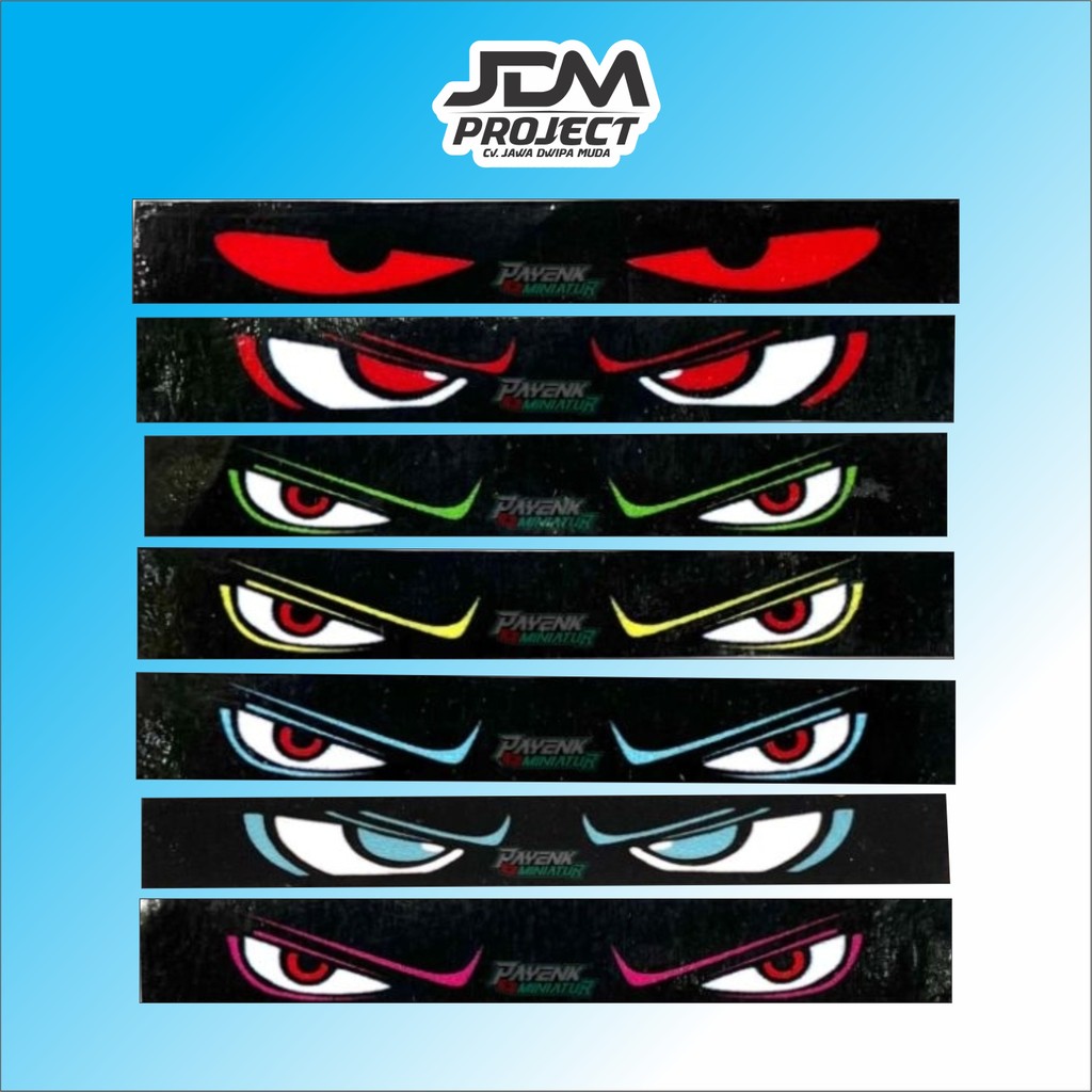MATA JDM Project - MINIATURE EYE STROBE STICKERS (2 pcs) | Shopee Singapore