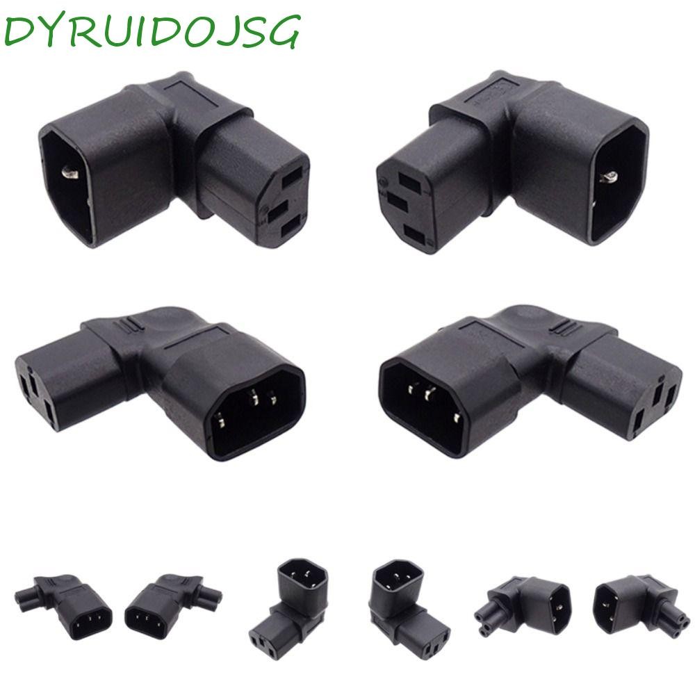 DYRUIDOJSG IEC Connector Bend Up/Down/Left/Right Corner Plug Conversion ...