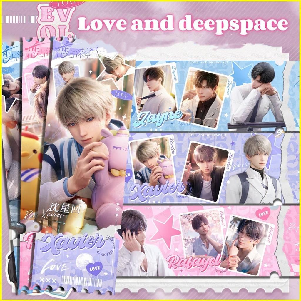ST2 Love and deepspace Rafayel Xavier Zayne Quicksand ticket stub Fine ...
