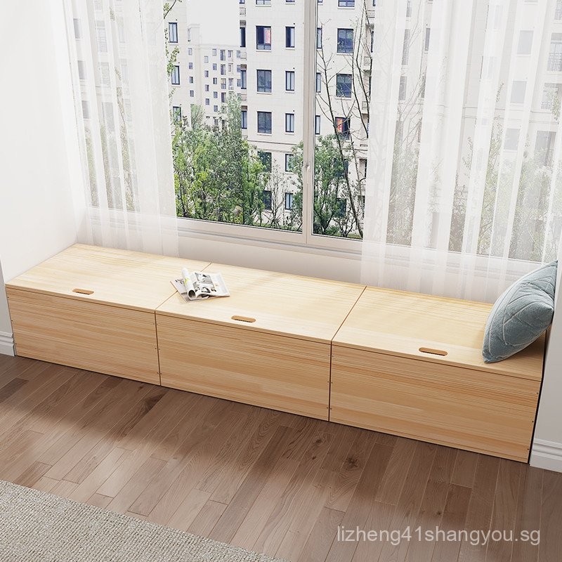 Custom Solid Wood Tatami Wooden Box Bed Bedroom Box Bed with Storage ...