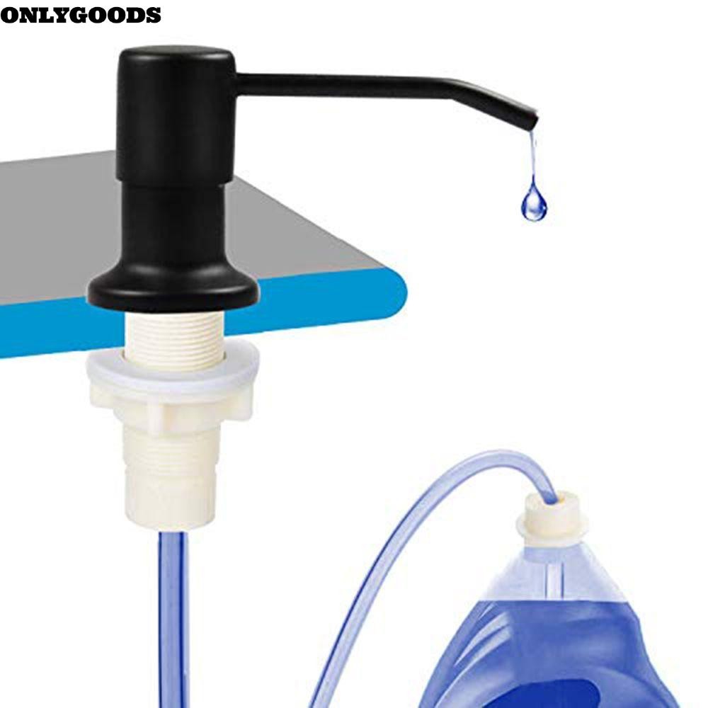 ONLY Kitchen Sink Mounted Bathroom Home Detergent Water Pump Stainless ...