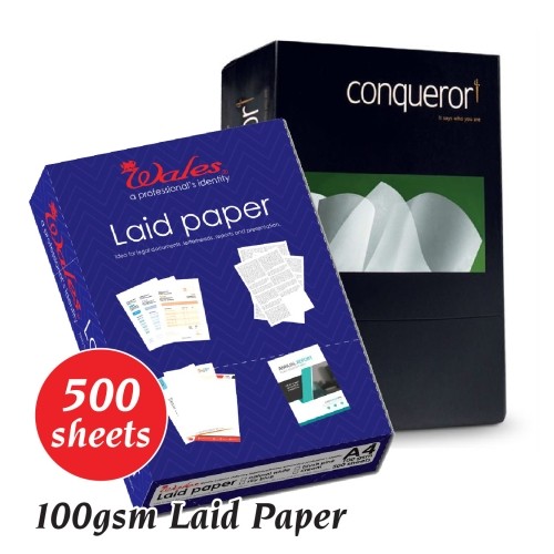 A4 100gsm Conqueror Laid Paper | A4 Conqueror Paper Laid 100gsm ...