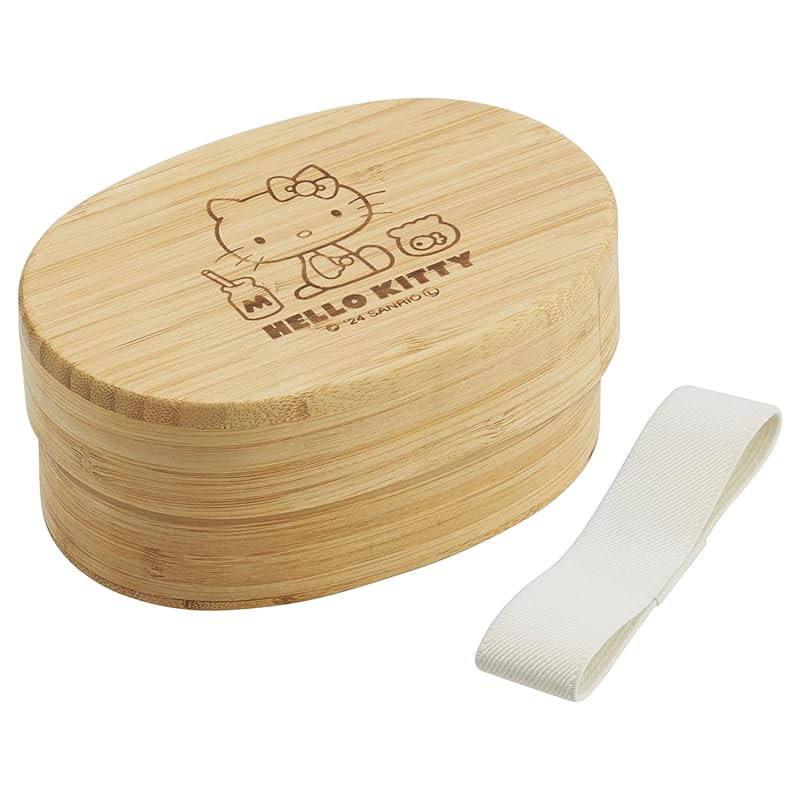 SKATER Bamboo Lunch Box (400ml & 600ml) - Japanese-Style Oval Bento Box ...