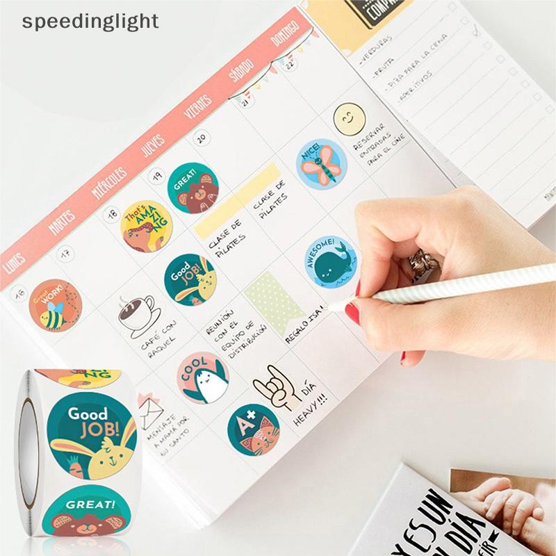 speedinglight 500PCS Reward Stickers For Kids School Supplies Classroom ...