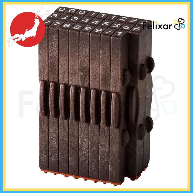 Shachihata Rubber Stamp - Interconnected Numbering Stamp GRJ-5AN for ...