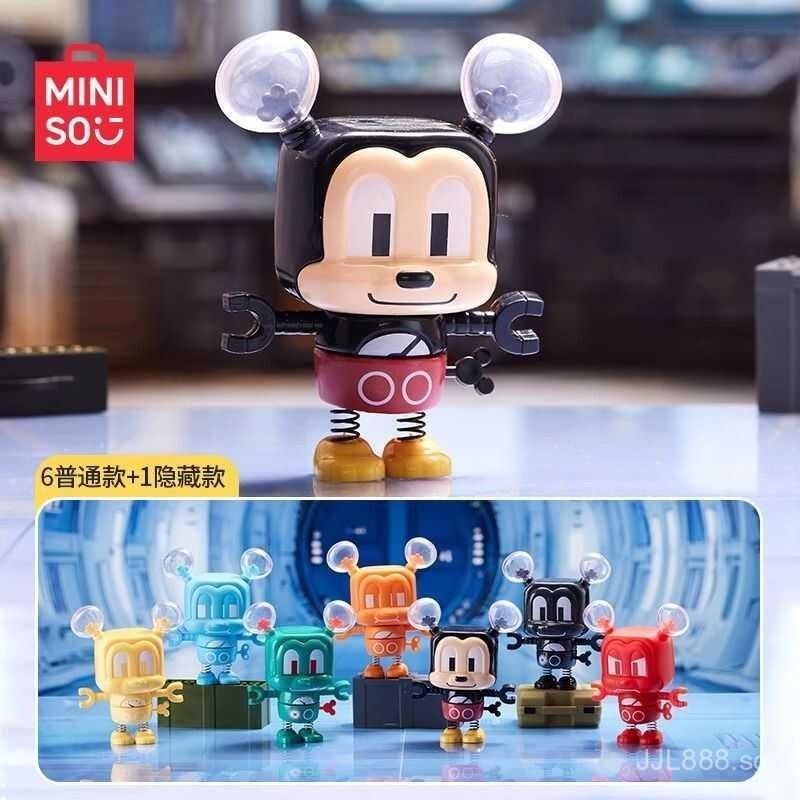 MINISO Disney Mickey Series Robot Blind Box Hand-Made For girls Gift ...
