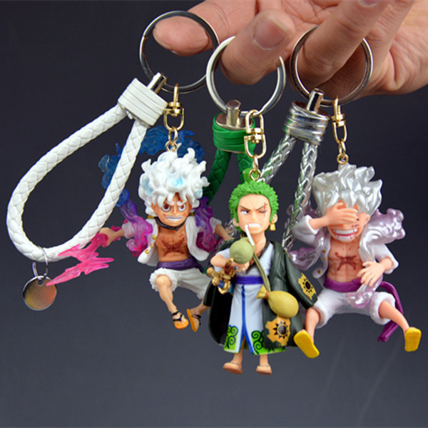 One Piece Figure Model Display Keychain Gift King Luffy Zoro Chopper ...