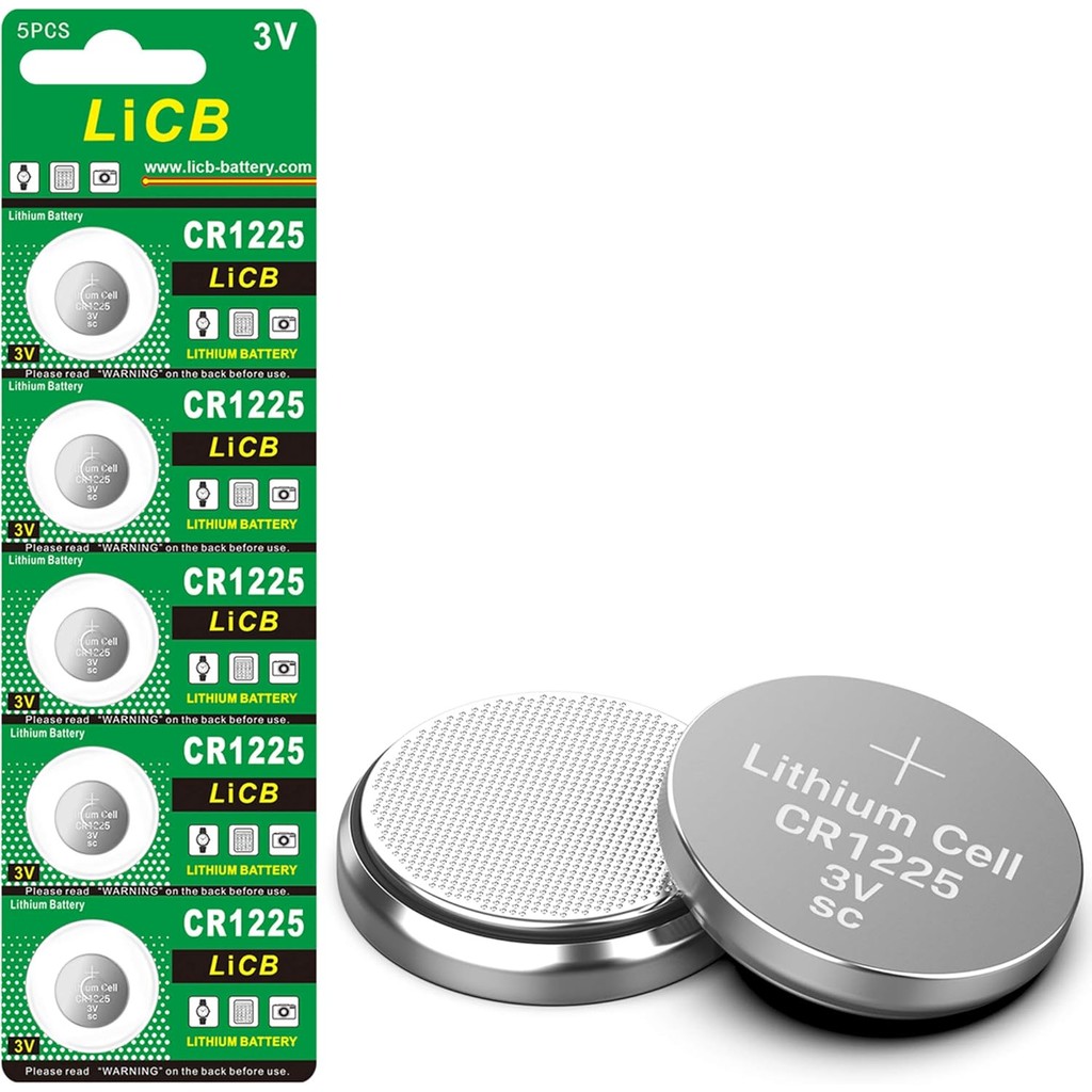 LiCB CR1225 Battery,Long-Lasting & High Capacity CR1225 Lithium Batteries,3 Volt Coin & Button ...
