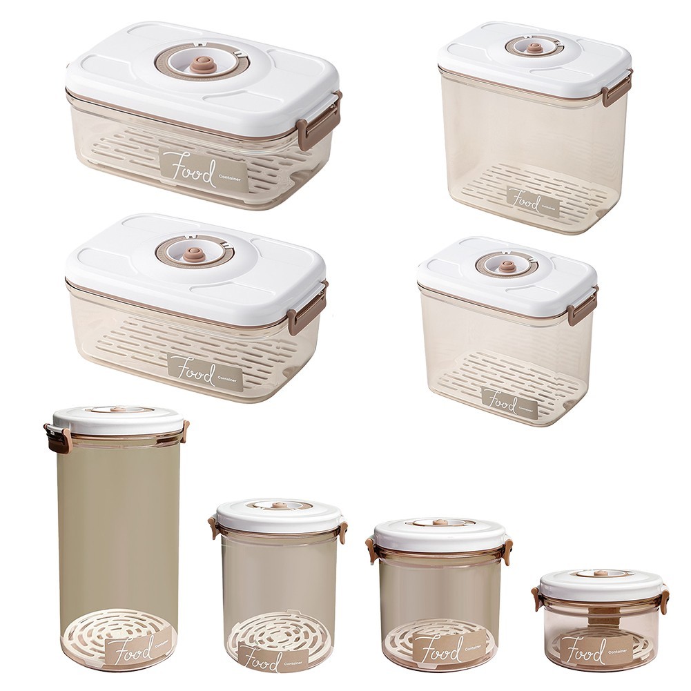 Vacuum Pump Compatible Food Storage Container for Enhanced Fresh ...