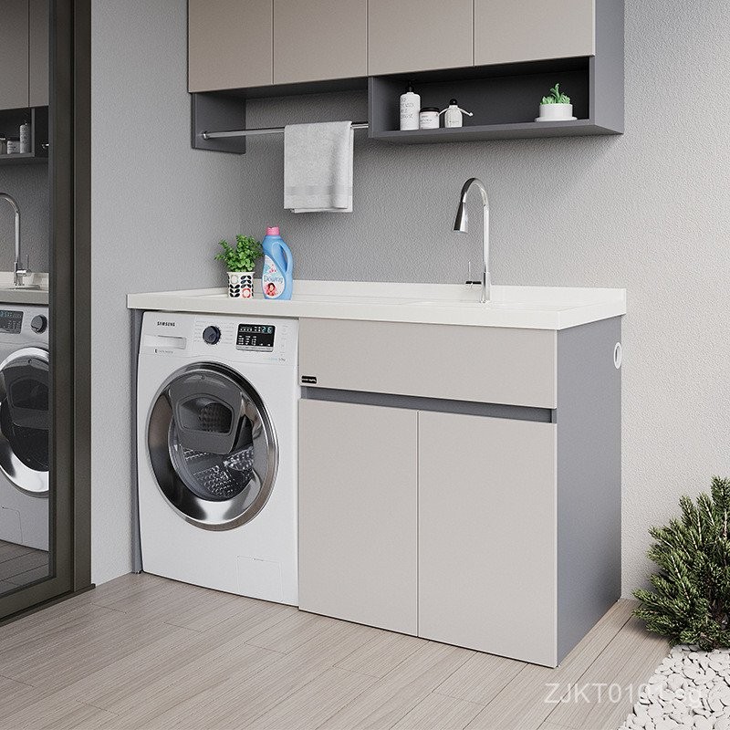 Washing Machine Washbasin Balcony Ark Combination Integrated Laundry ...