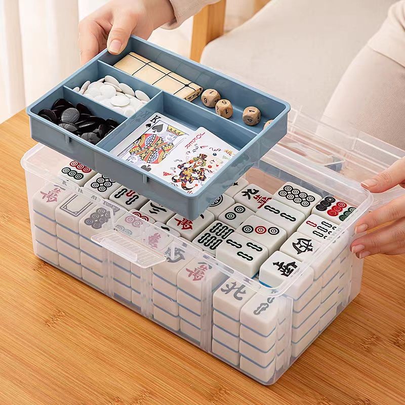 🀄[MahjongStock] Mahjong Tiles Storage Box, Suitable for 1 Set Size 40/ ...