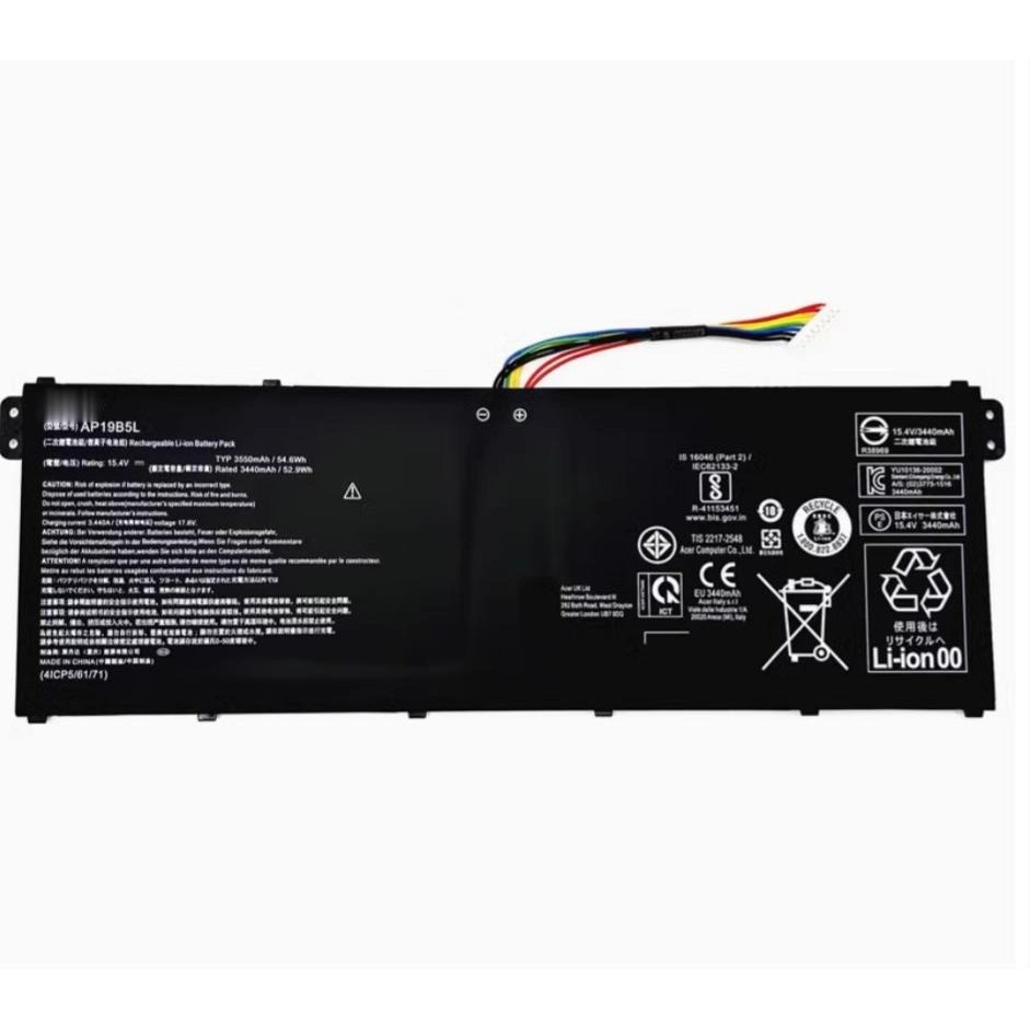 AP19B5L Laptop Battery For Acer Aspire A515-44-R5XW A515-43 Sf314-42 ...