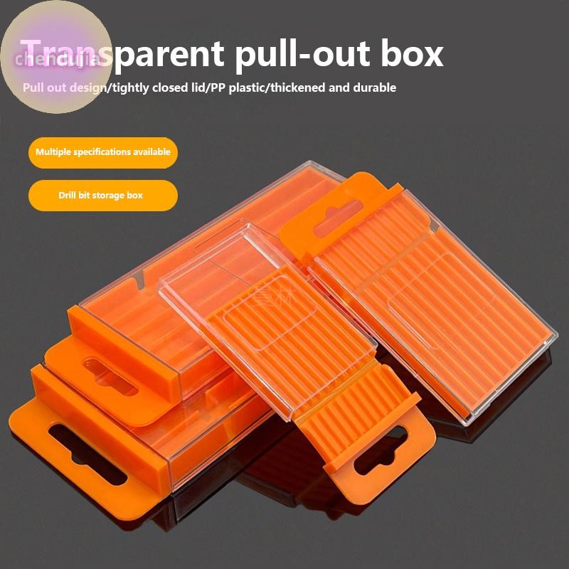 DUJIA Drill Storage Box Plastic Drawing Box Special Tool Box For Twist ...