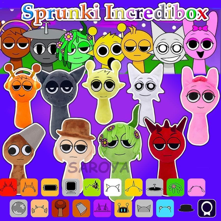 Sprunki Plush Sprunki Oren Raddy Tunner Wenda doll toys Incredibox for ...