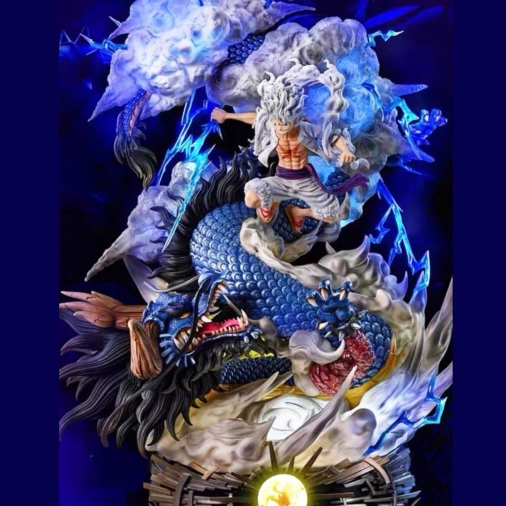[SG Preferred] One Piece Nicar Luffy VS Dragon Card Multi-Model Figure ...