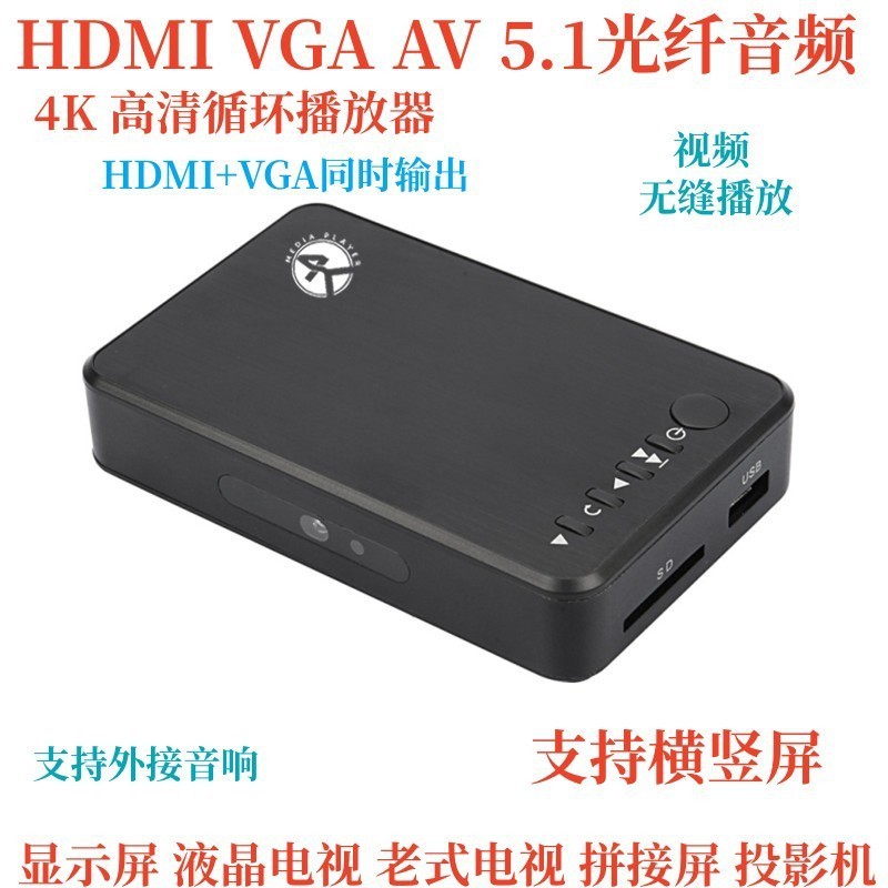 HD Blu-ray Disc Player with Loop Playback on Power4K Video U Display ...