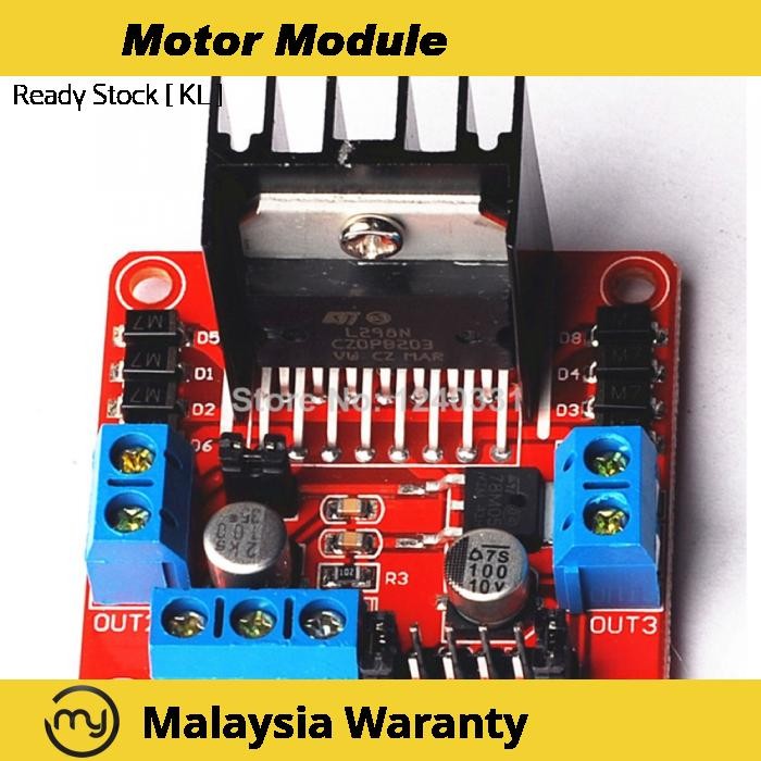 Arduino L298N 2A DC Motor Stepper Dual H Bridge Motor Module | Shopee Singapore