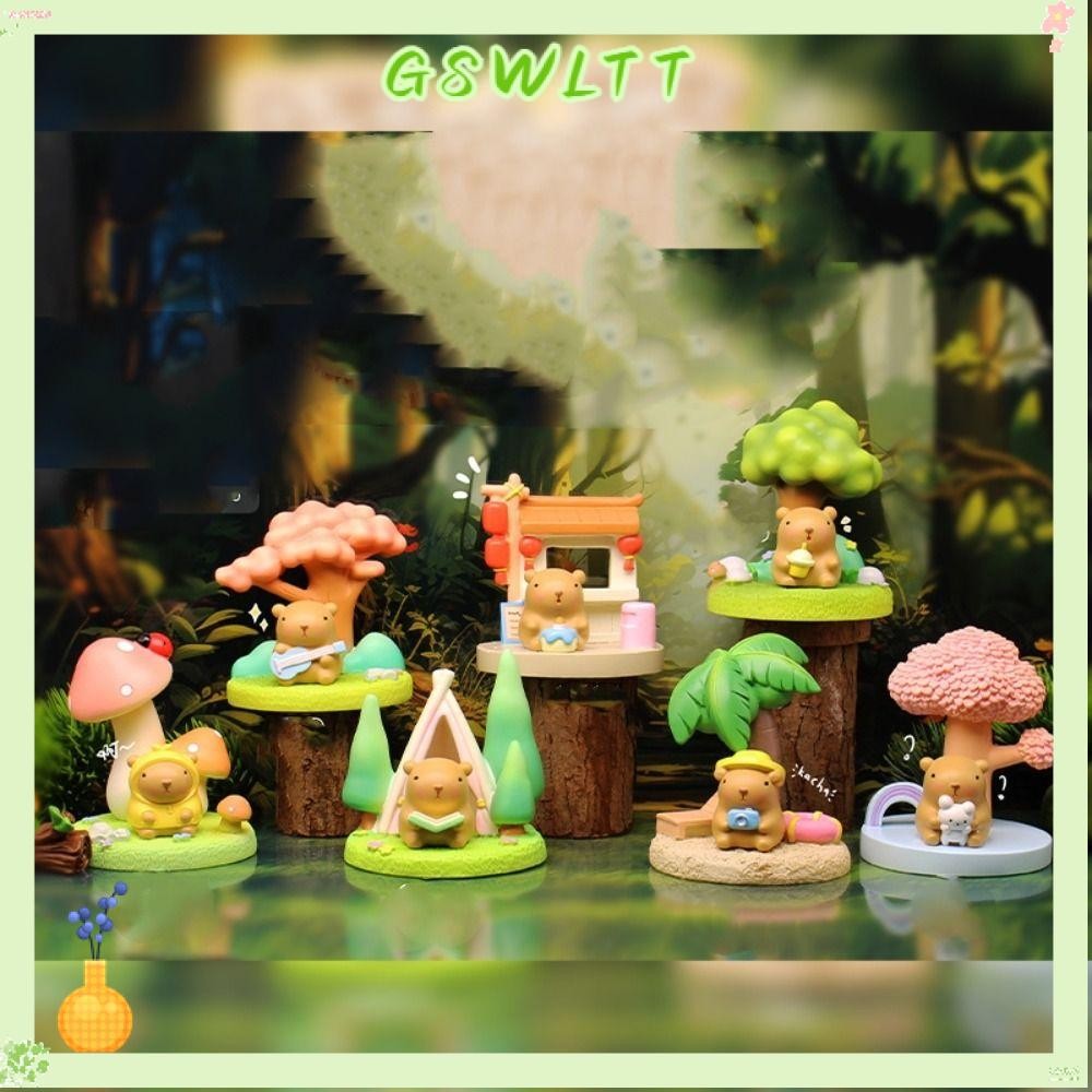 GSWLTT Capybara Box, Birthday Gift Mini Capibara Capybara Figurine ...