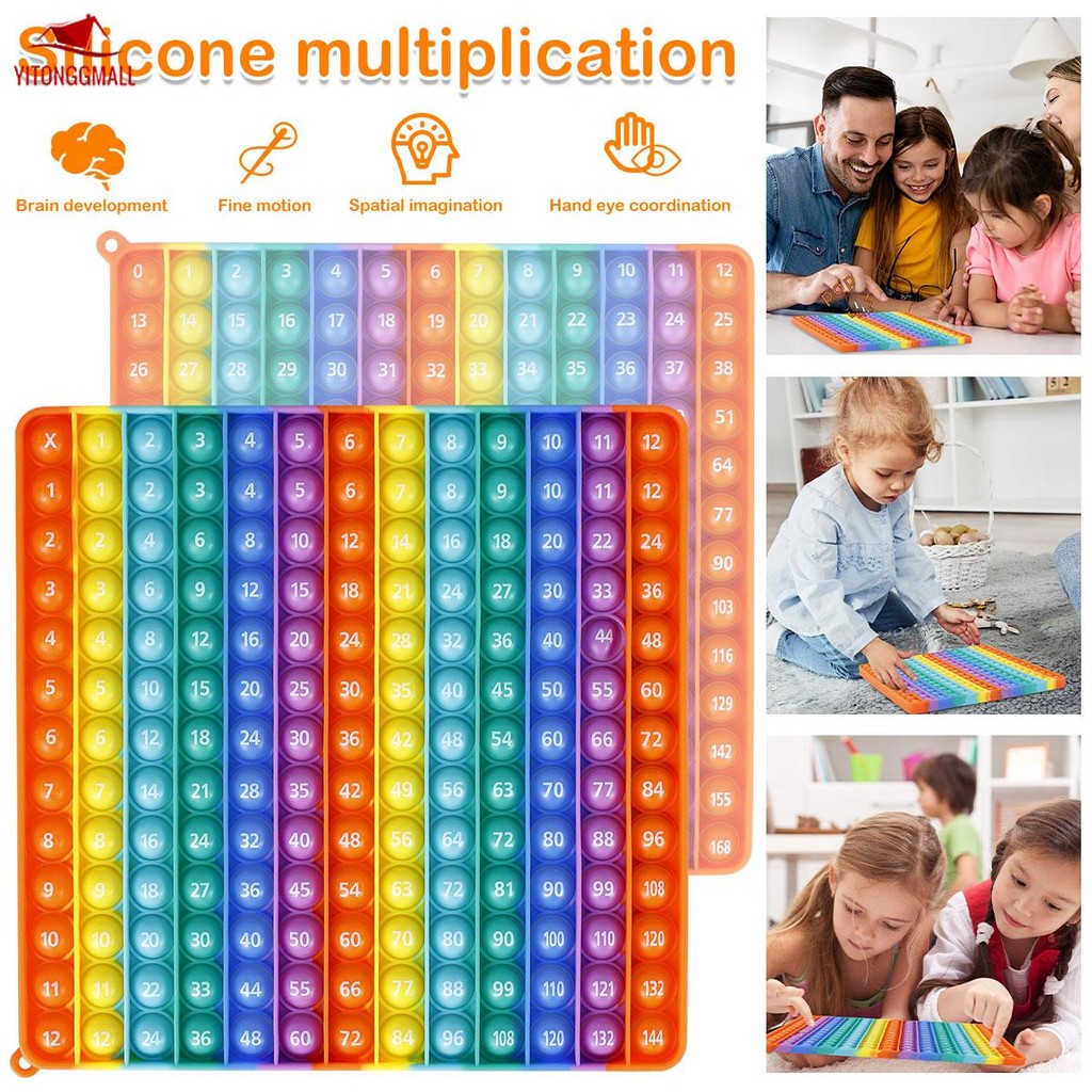 Multiplication Chart Math Games Pop Toys 12x12 Multiplication Table ...
