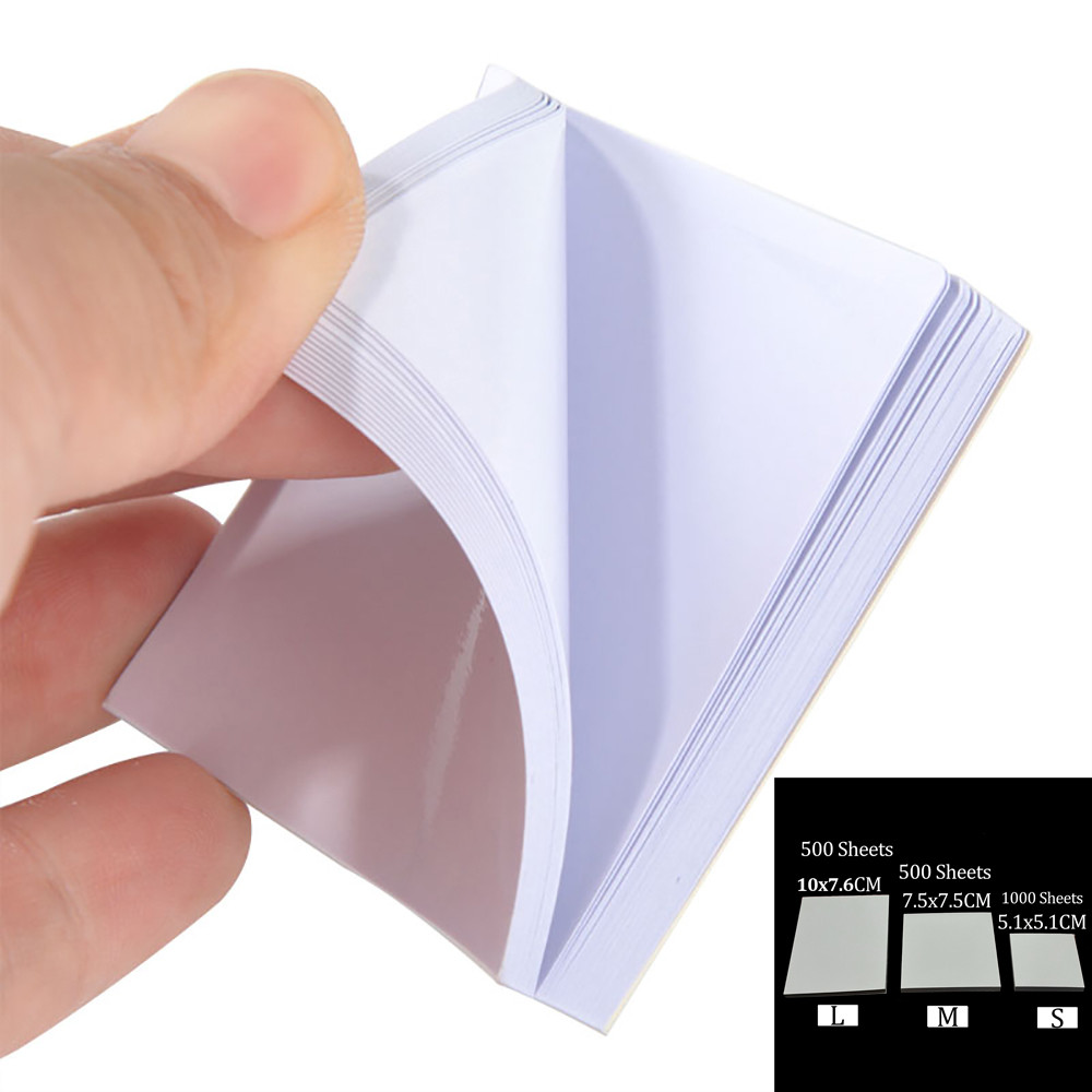 500/1000 Sheets Dental Disposable Mixing Paper Dental Thickening White ...