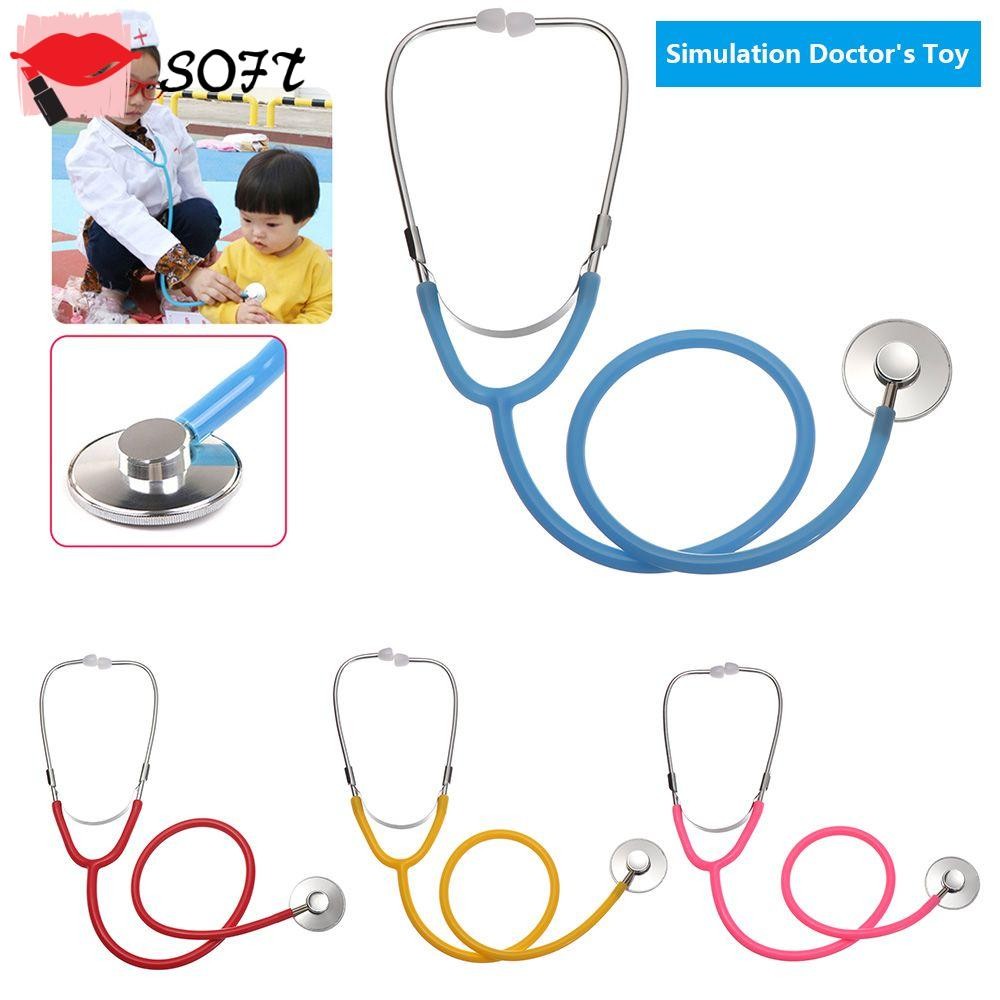 SOFTNESS New Plastic Stethoscope Kids Education Toys Doctor Pretend ...