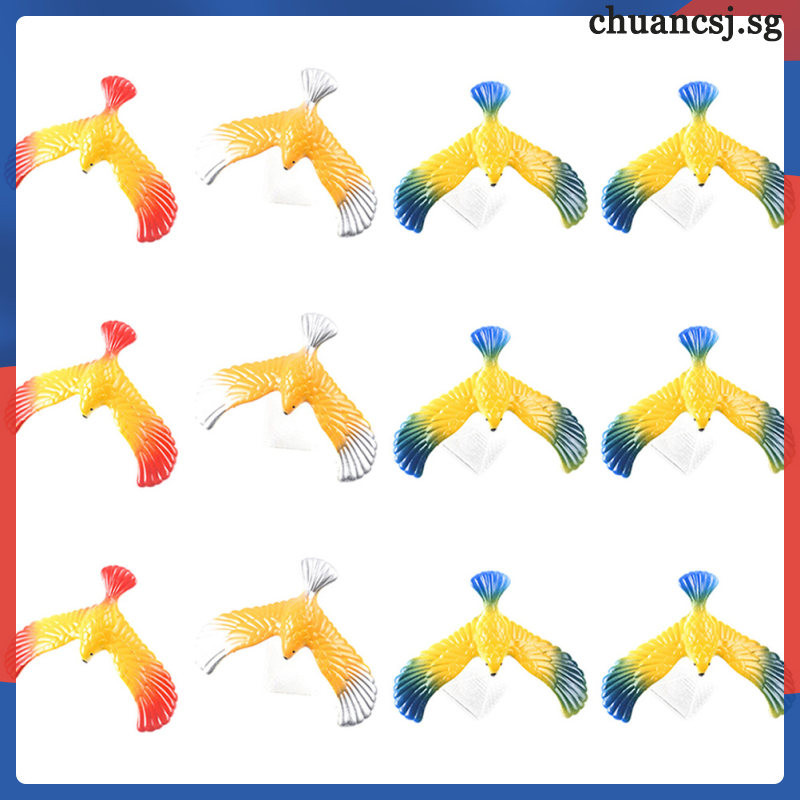 Balancing Toy 12 Pcs Plastic Balance Bird Kids Educational Toys Birds ...