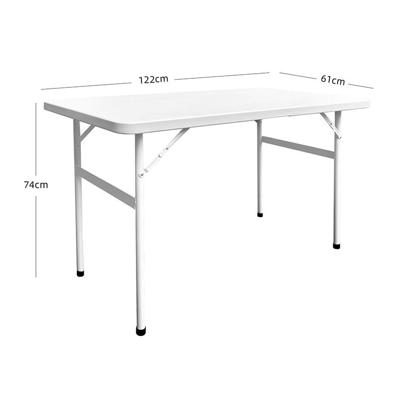 Rectangular Table For Household Outdoor HDPE Portable Rectangular Table ...