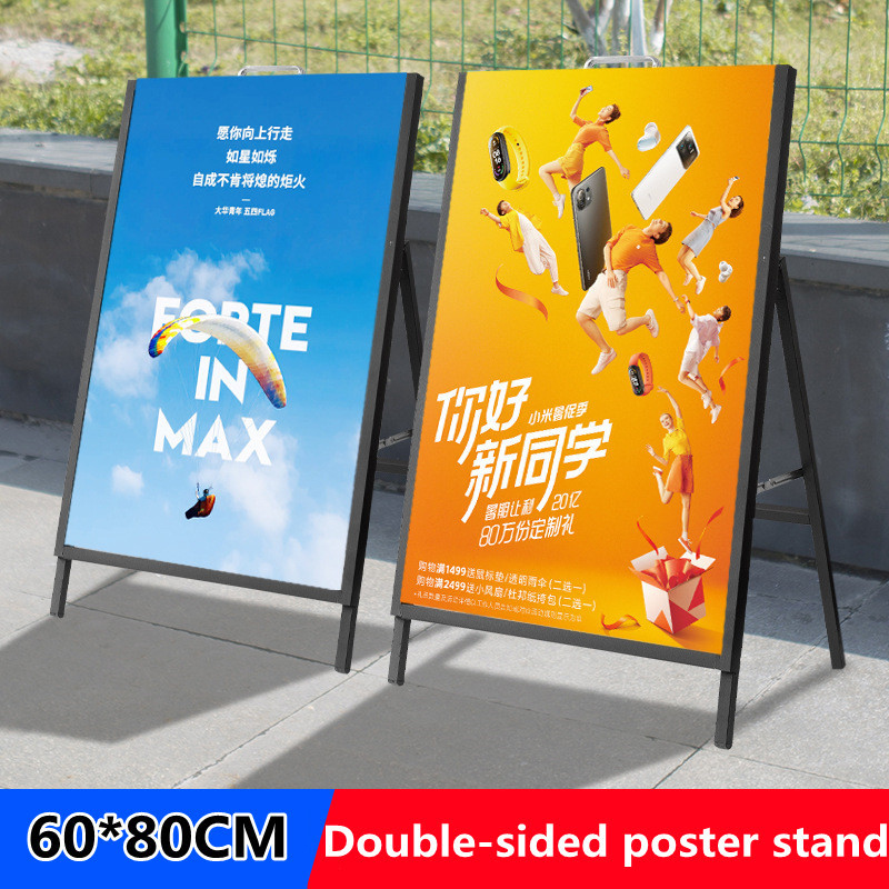 Double Sided Poster Stand | Kapaline Board Display Stand | menu stand ...