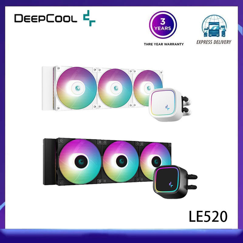 Deepcool LE520 and LE720 AIO cpu Liquid Cooler| Hydro Bearing| Aluminum ...