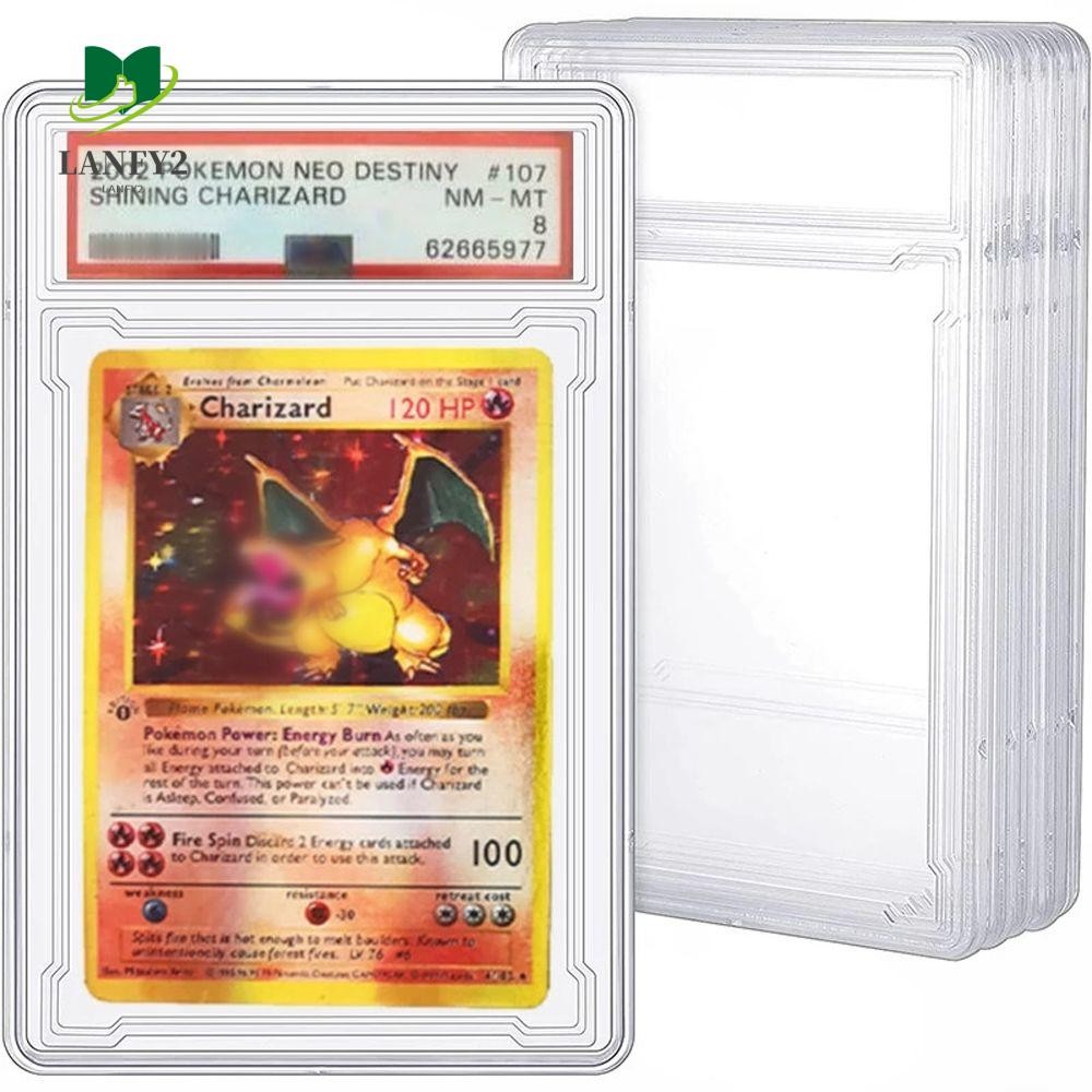 ALANFY Cards Slab Identification Box Kids Toy Card Protector Plastic ...