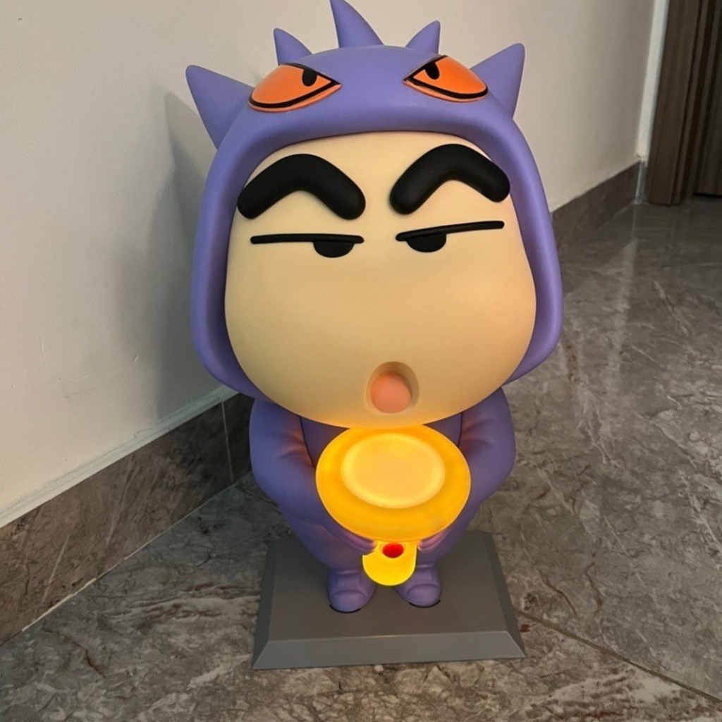 Sg SELLER Gengar Shin-Chan Hand-Made Luminous Function Model Height ...