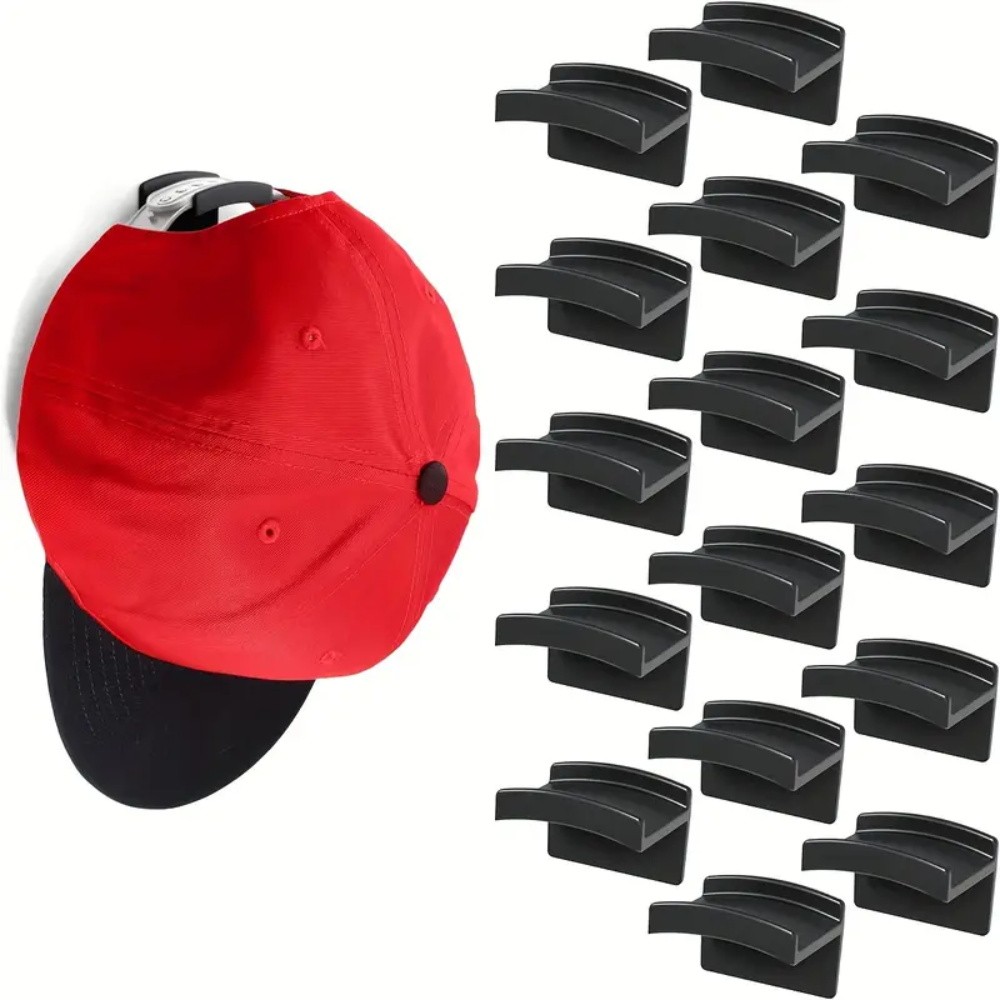4pcs Adhesive Hat Hooks Door Hat Holder Baseball Cap Rack Hanging ...