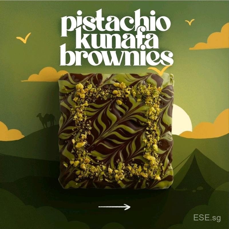 Brownies in Many Flavours - Pistachio Kunafa - Snickers - Sea Salt - S ...