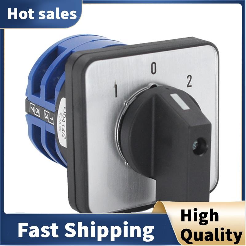 Changeover Selector Switch 3 Positions 8 Terminals Universal Rotary Cam Selector Latching ...