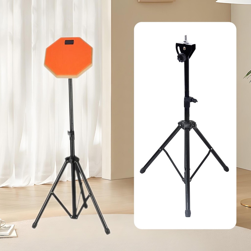 8'' Portable Anti-Slip Bottom Lightweight Drum Pad Stand Practice Drum ...