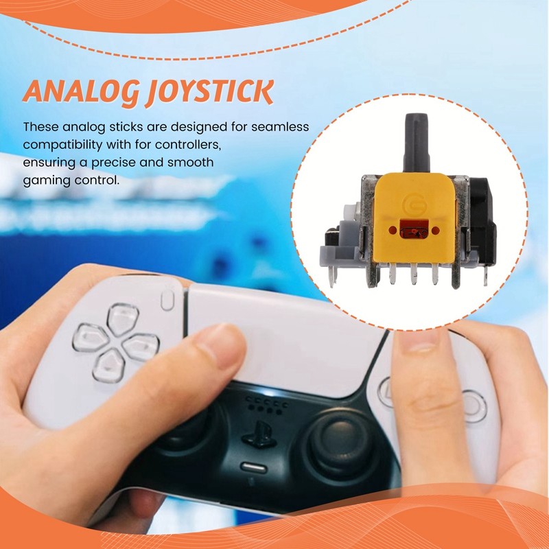 50pcs For Game Console Joystick Sensor Module Potentiometer Hall Effect 3d Joystick Module