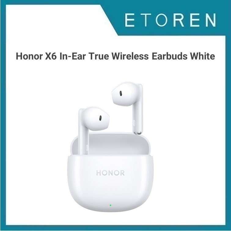 [SG Stocks] Honor X6 In-Ear True Wireless Earbuds White | Shopee Singapore