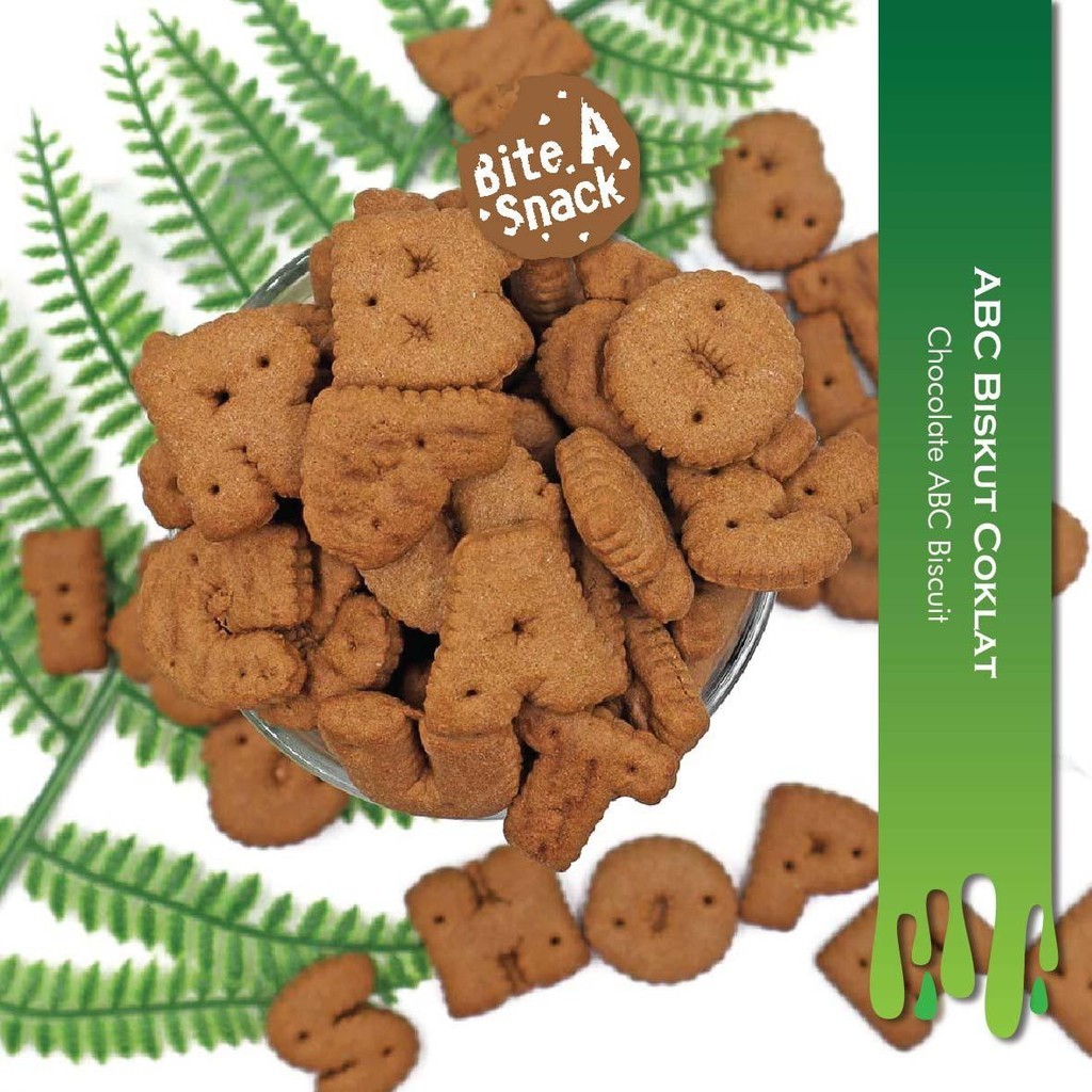 HALAL Ipoh Traditional Chocolate ABC Biscuit / Alphabet Biscuit 200g+- | Shopee Singapore