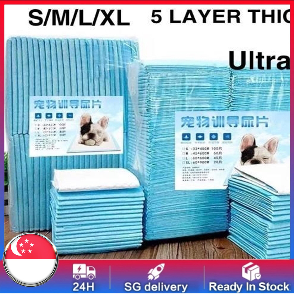 【SG STOCK】Wee Wee Pad Pet diaper Puppy Pet Training pad training Mat ...
