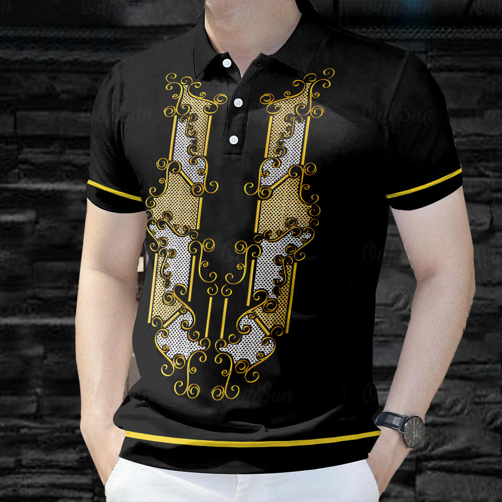 Asean Attire for Men 2025 Polo Barong Tagalog Modern Short Sleeve for ...