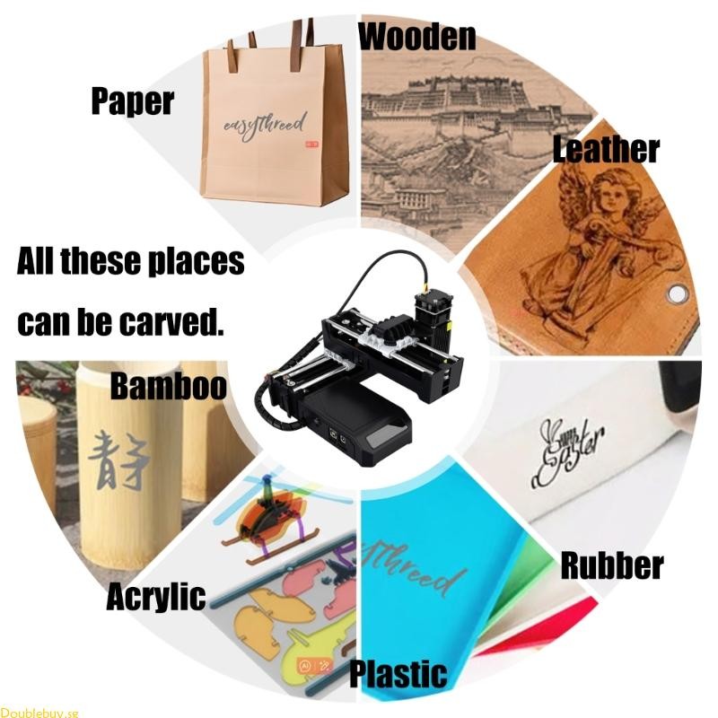 Doublebuy Lasers Engraver 0 5W Engraving Machine for Cutting Acrylic ...