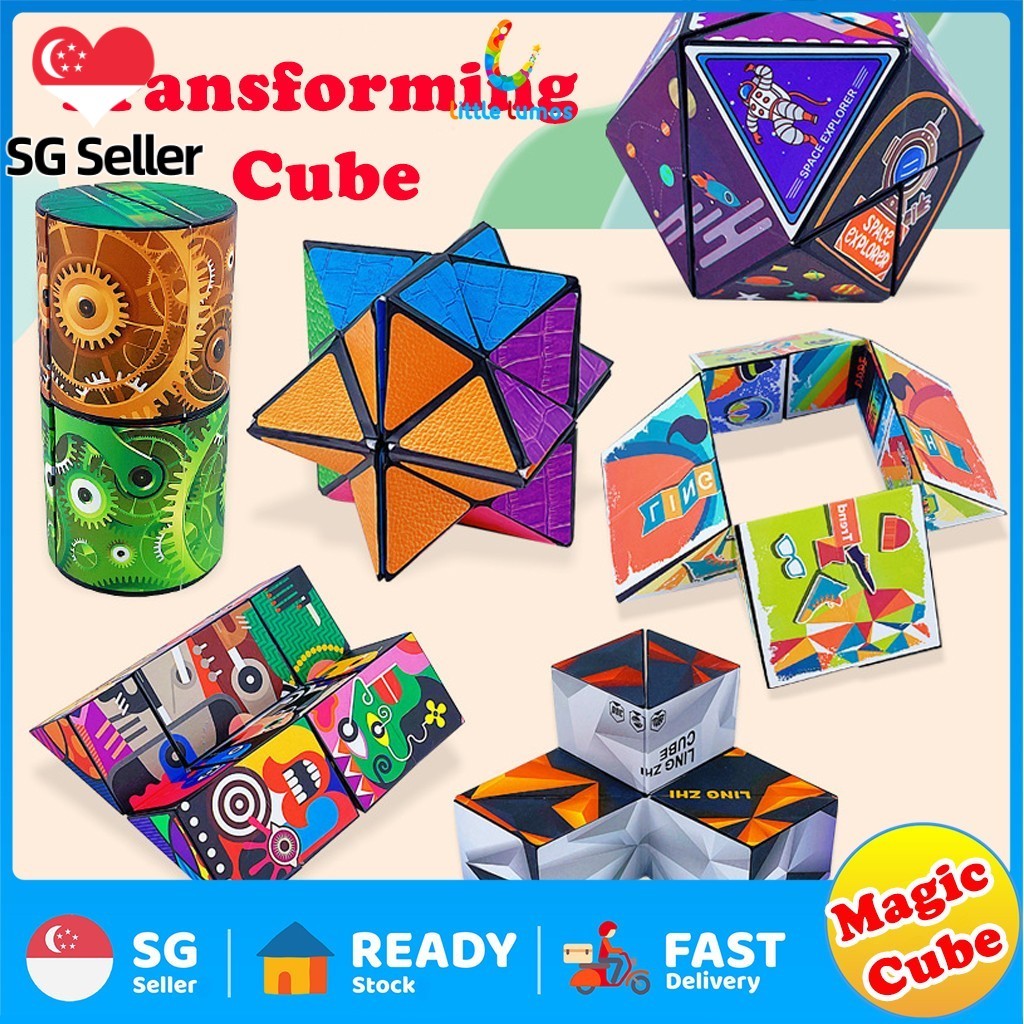 Magic Transforming Cube | Infinite Shape Changing Rubik Cube ...