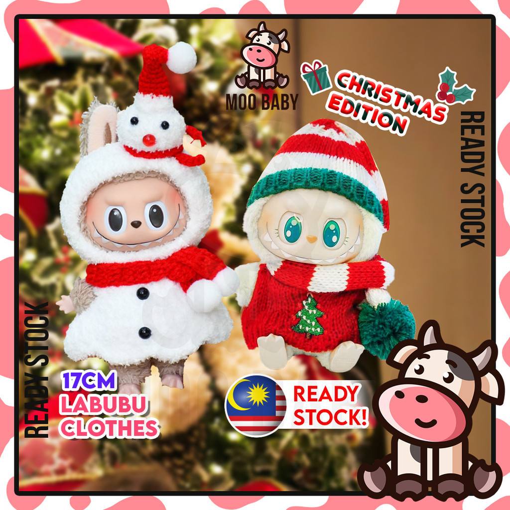 ⭐Moo Baby Labubu Christmas Clothes for Labubu Clothes Christmas Labubu ...